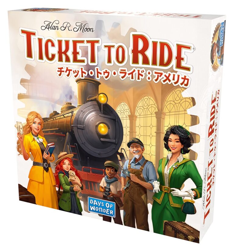 2025年新版『チケット・トゥ・ライド：アメリカ』が9月下旬発売！ ボードやカードが完全日本語版に！ | BROAD｜ボードゲームマガジン